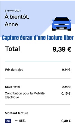 Tous les moyens et les conseils pour obtenir une facture Uber